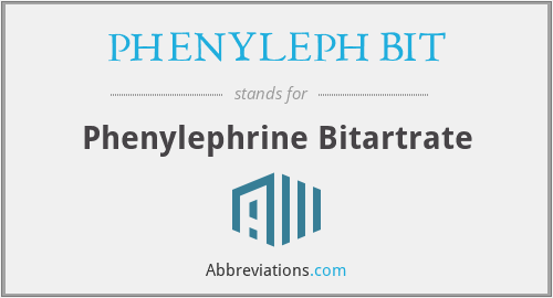 What does PHENYLEPH BIT stand for?