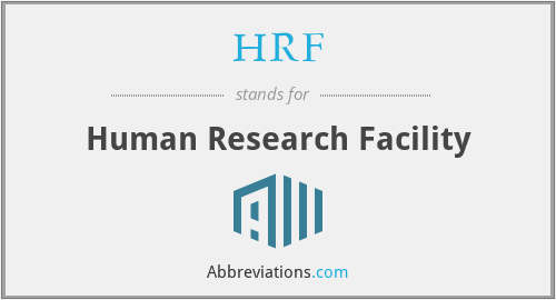 What does HRF stand for?