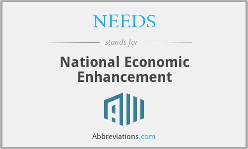 What does NEEDS stand for?