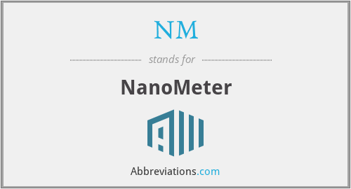 What is the abbreviation for NanoMeter?