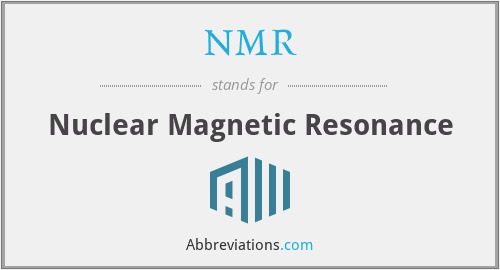What does NMR stand for?