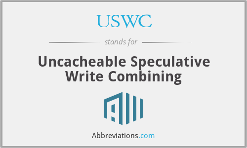 What does USWC stand for?