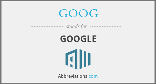 What is the abbreviation for Google?
