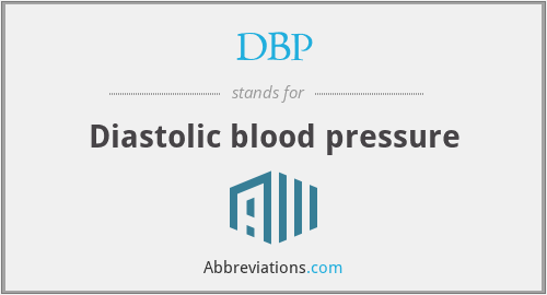 What does DBP stand for?