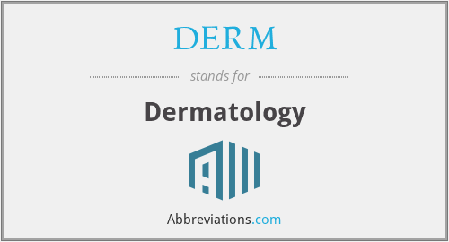 What is the abbreviation for Dermatology?