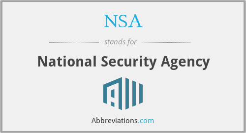 What does NSA stand for?