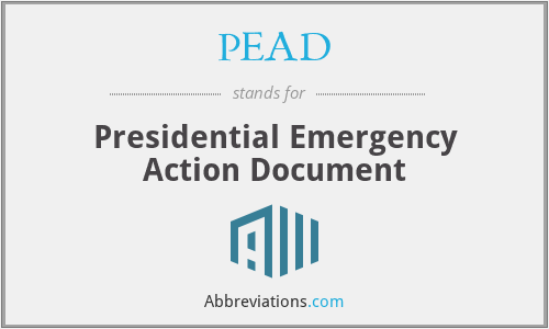 What does PEAD stand for?