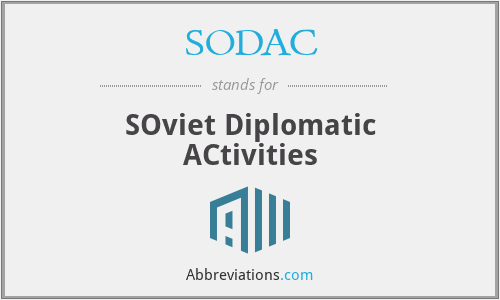 What does SODAC stand for?
