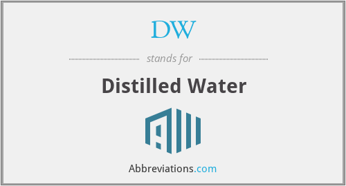 What does DW stand for?