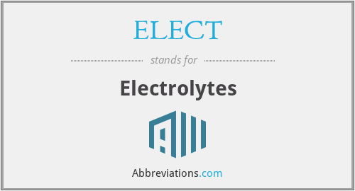 What is the abbreviation for Electrolytes?