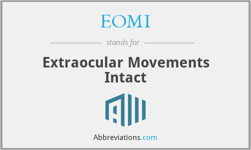 What does EOMI stand for?