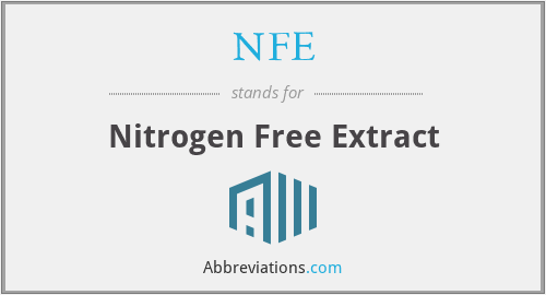 What does NFE stand for?