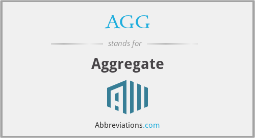 What is the abbreviation for Aggregate?