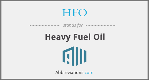 What does HFO stand for?