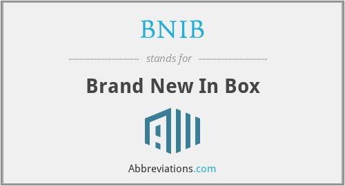 What does BNIB stand for?