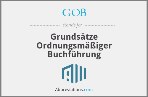 What does GOB stand for?
