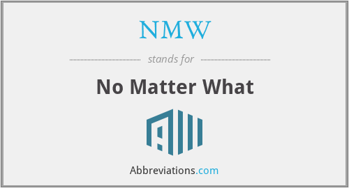 What does NMW stand for?
