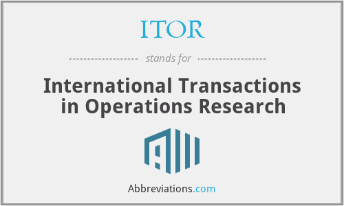 What does ITOR stand for?