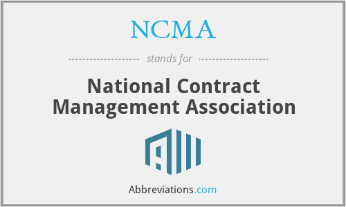 What does NCMA stand for?