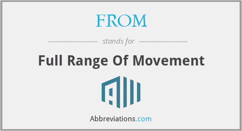 What does FROM stand for?