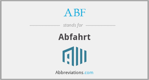 What does ABF stand for?