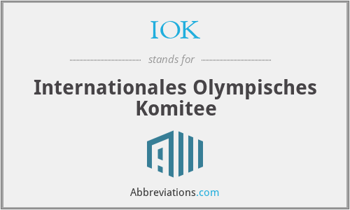 What does IOK stand for?
