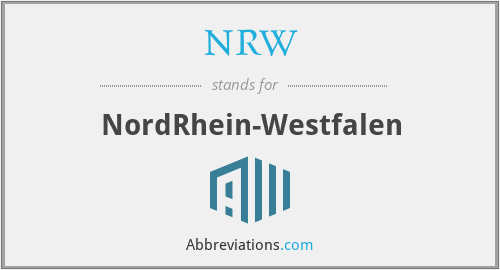 What does NRW stand for?
