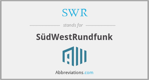 What does SWR stand for?