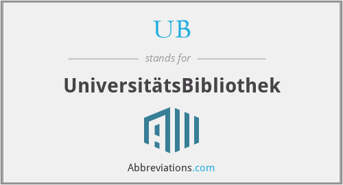 What does UB stand for?