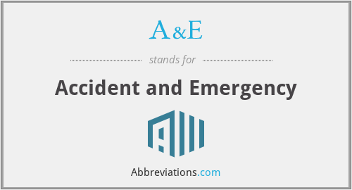 What does A&E stand for?