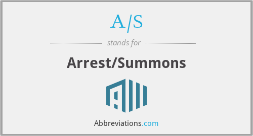 What does A/S stand for?