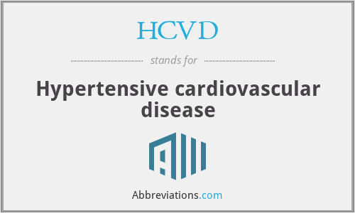 What does HCVD stand for?