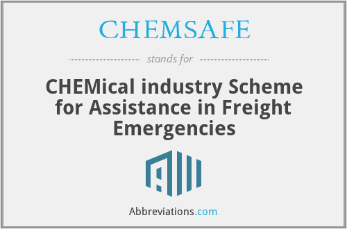 What does CHEMSAFE stand for?