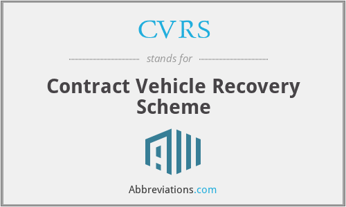 What does CVRS stand for?