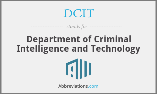 What does DCIT stand for?