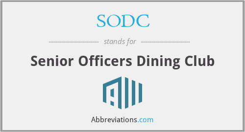 What does SODC stand for?