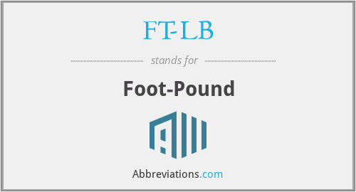 What is the abbreviation for Foot-Pound?
