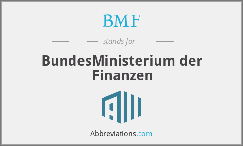 What does BMF stand for?