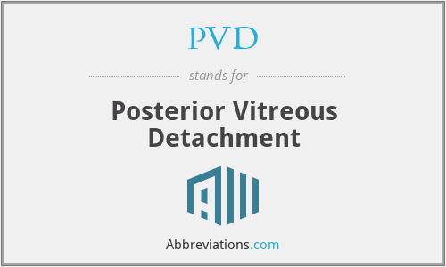 PVD - Posterior Vitreous Detachment