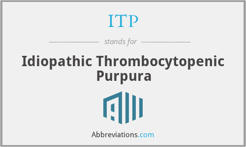 What does ITP stand for?