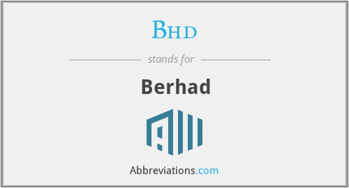 What does BHD stand for?