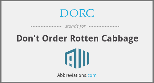 What does DORC stand for?