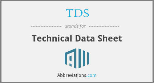 TDS - Technical Data Sheet