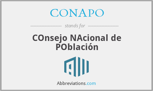 What does CONAPO stand for?