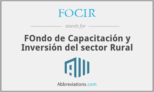 What does FOCIR stand for?
