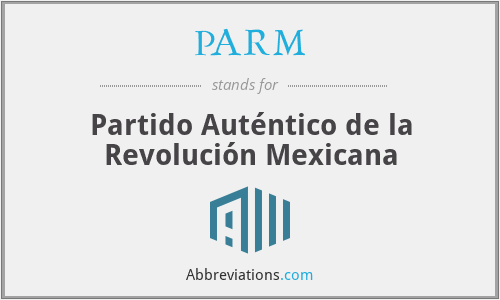 What does PARM stand for?