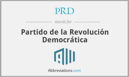 What does PRD stand for?