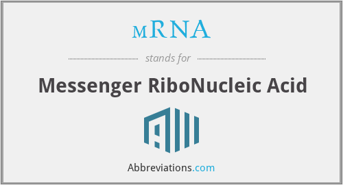 What does MRNA stand for?