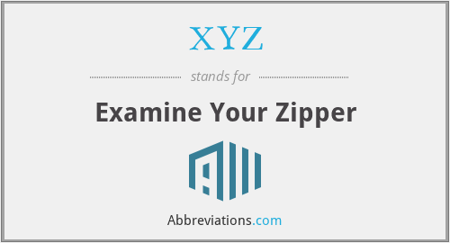 What does XYZ stand for?