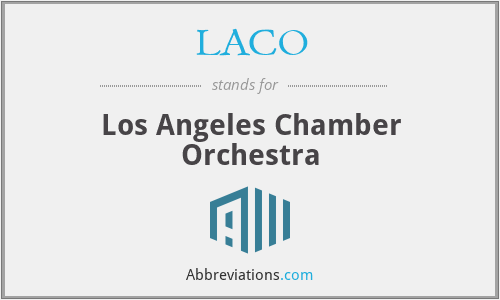 What does LACO stand for?